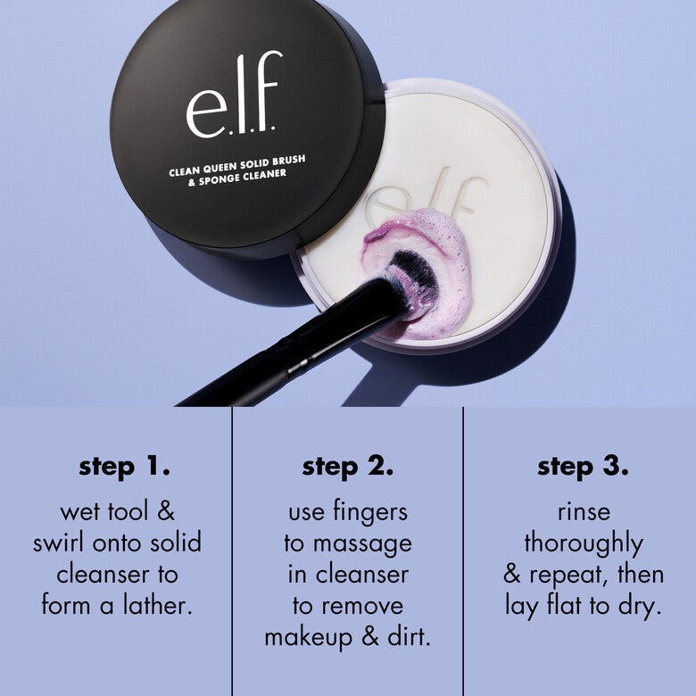 Clean Queen Solid Brush & Sponge Cleaner | e.l.f. Cosmetics Australia